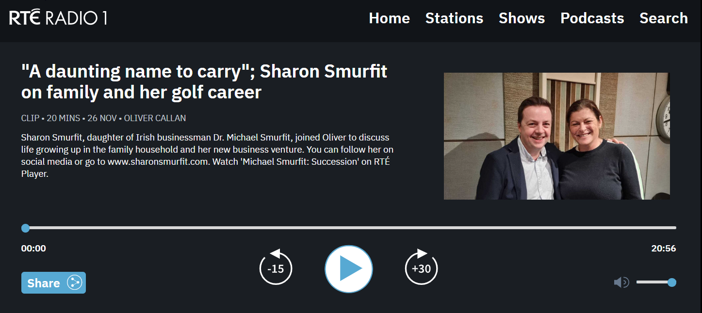 Oliver Callan Interview: “A daunting name to carry”; Sharon Smurfit on ...